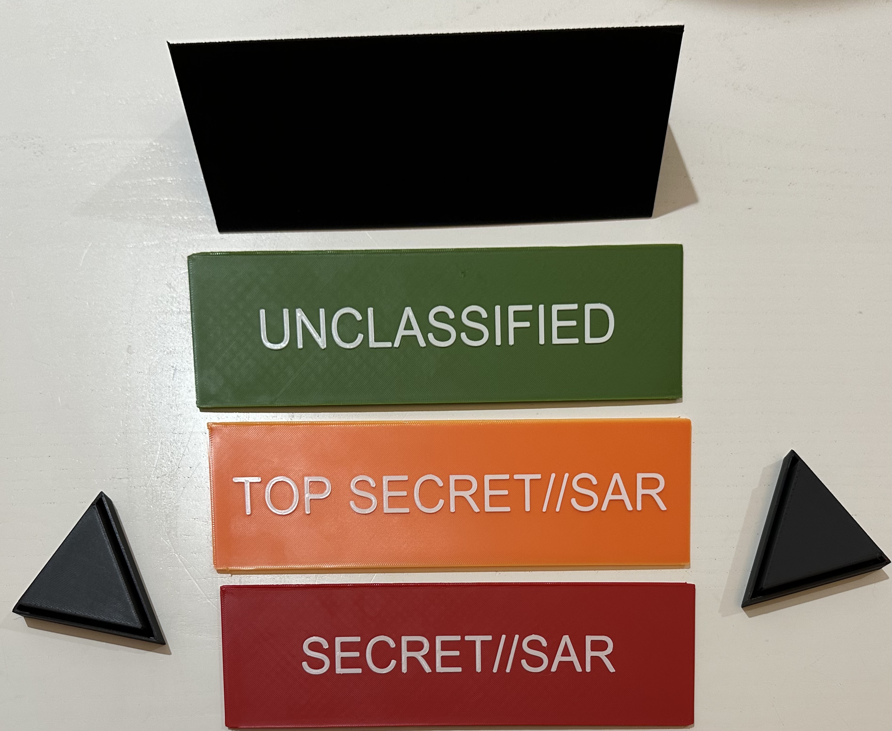 Classification Placard (Three Versions) by wedgeworks | Download free ...
