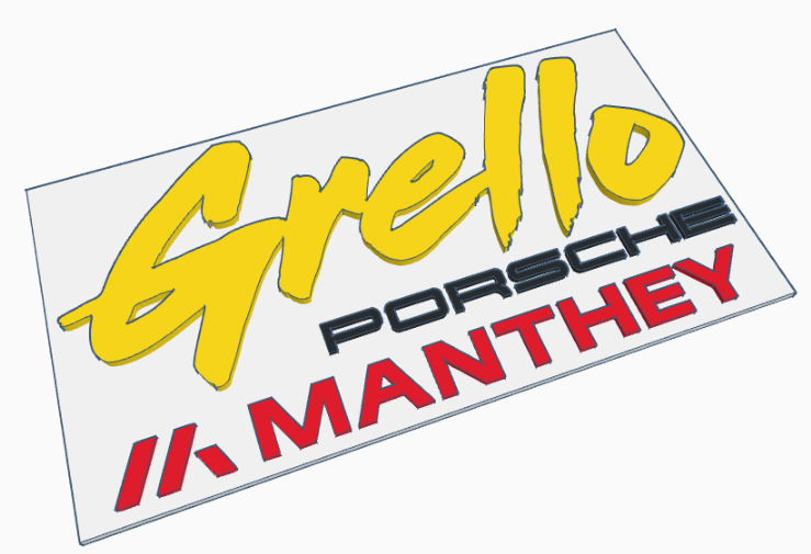 Grello Manthey Racing Logo by Mr. Smith | Download free STL model ...