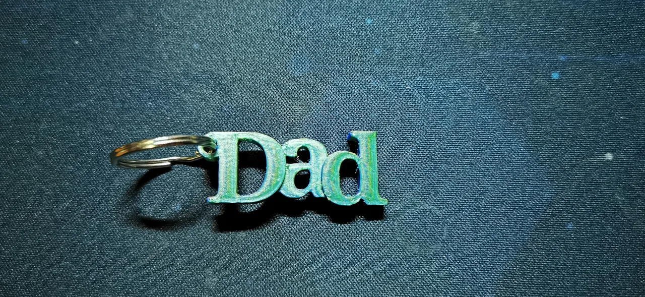 Fathers day Dad Keychain by DWalter | Download free STL model ...