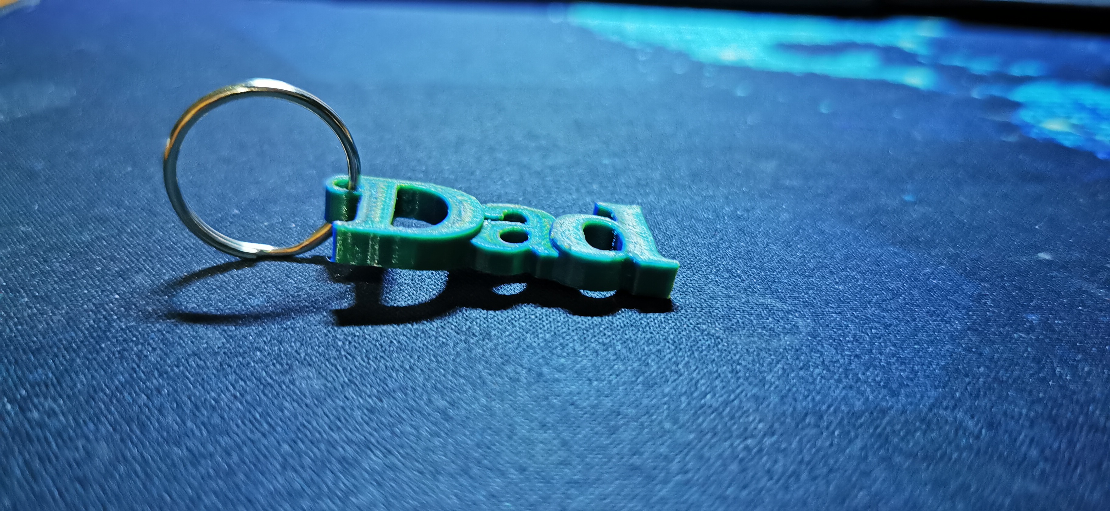 Fathers day Dad Keychain by DWalter | Download free STL model ...