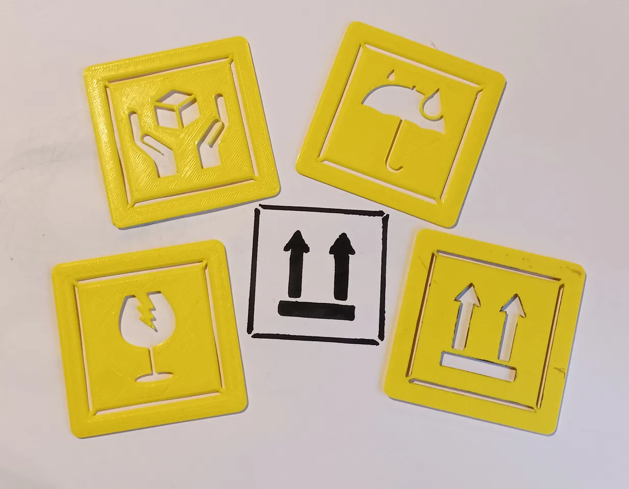 Drawing stencils for packages by Roger Villaret | Download free STL ...