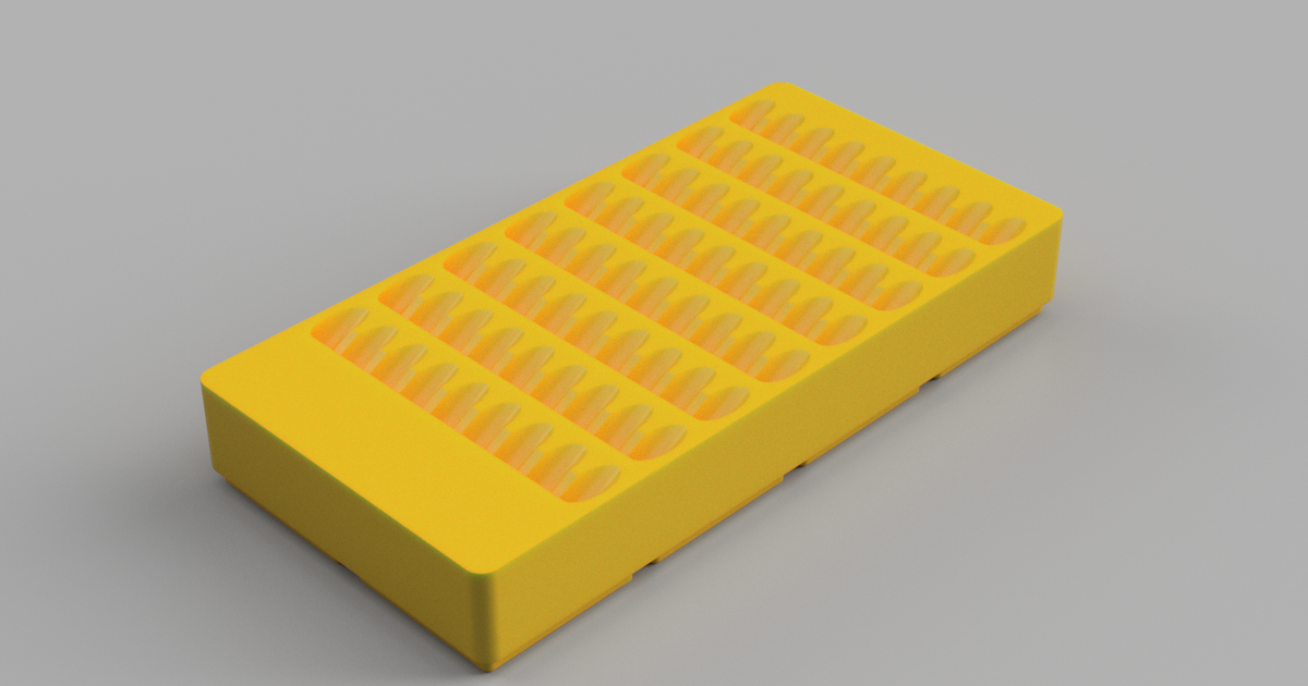 1/4 End Mill Gridfinity Organizer by lo-tek-hi-life | Download free STL ...