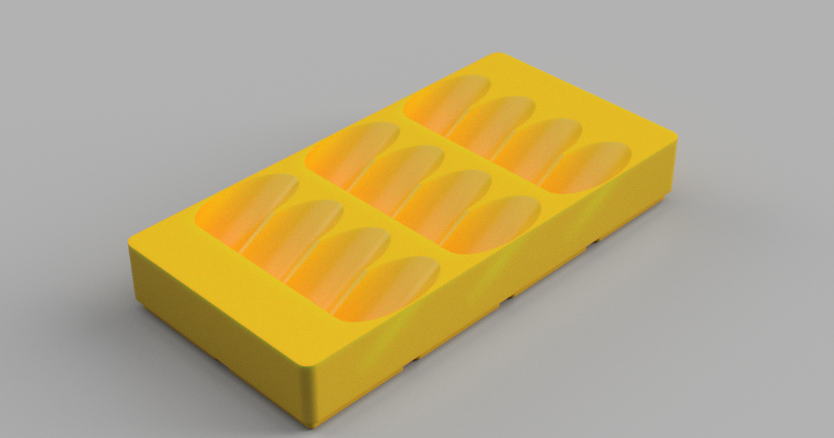 3/4 End Mill Organizer for Gridfinity by lo-tek-hi-life | Download free STL model | Printables.com