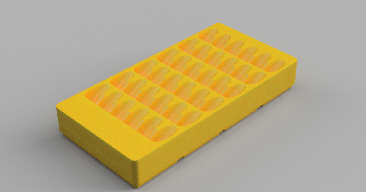 3/8 End Mill Gridfinity Organizer by lo-tek-hi-life | Download free STL model | Printables.com