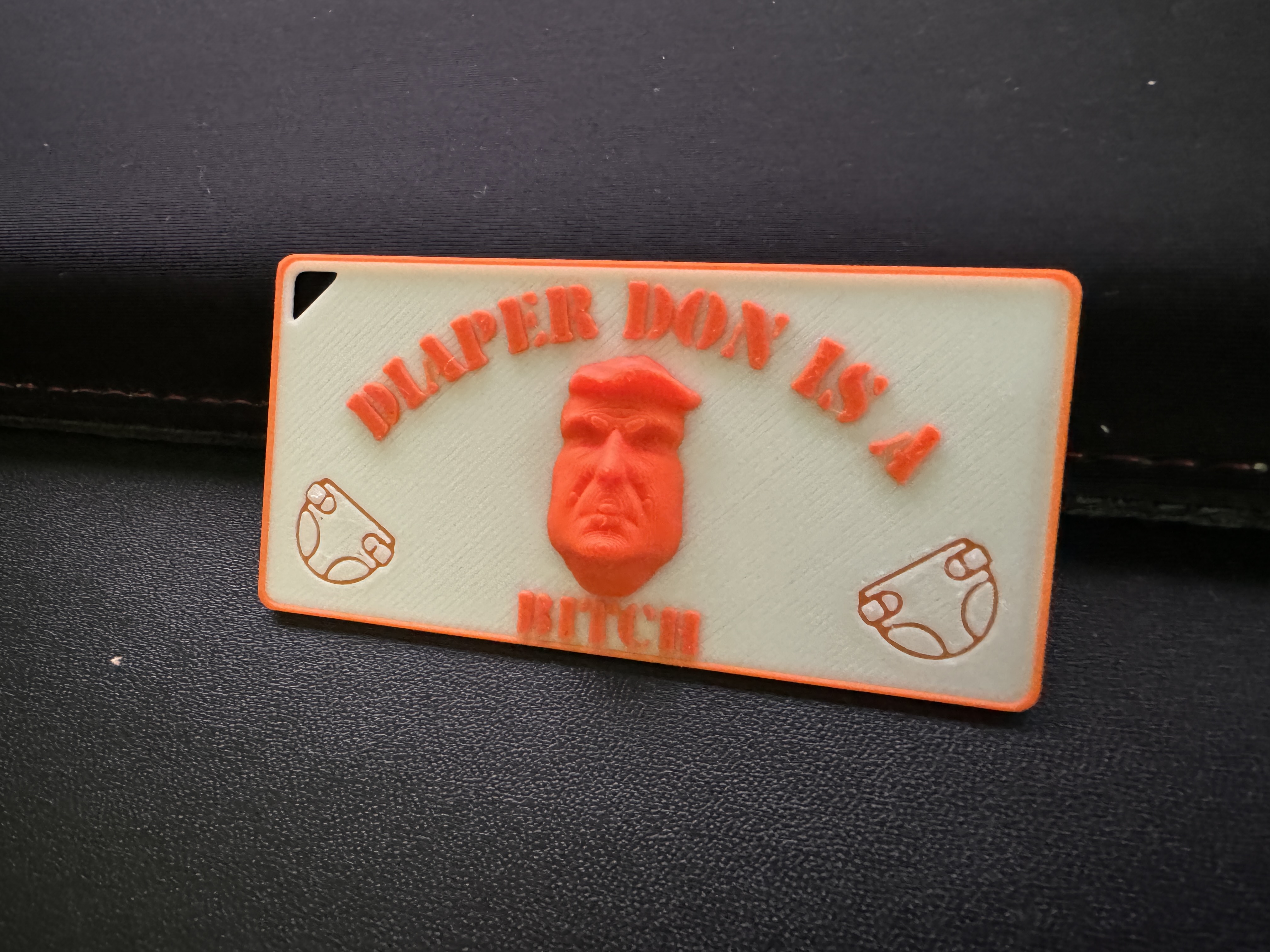 Diaper Don Keychain | Donald Trump by Faust | Download free STL model ...