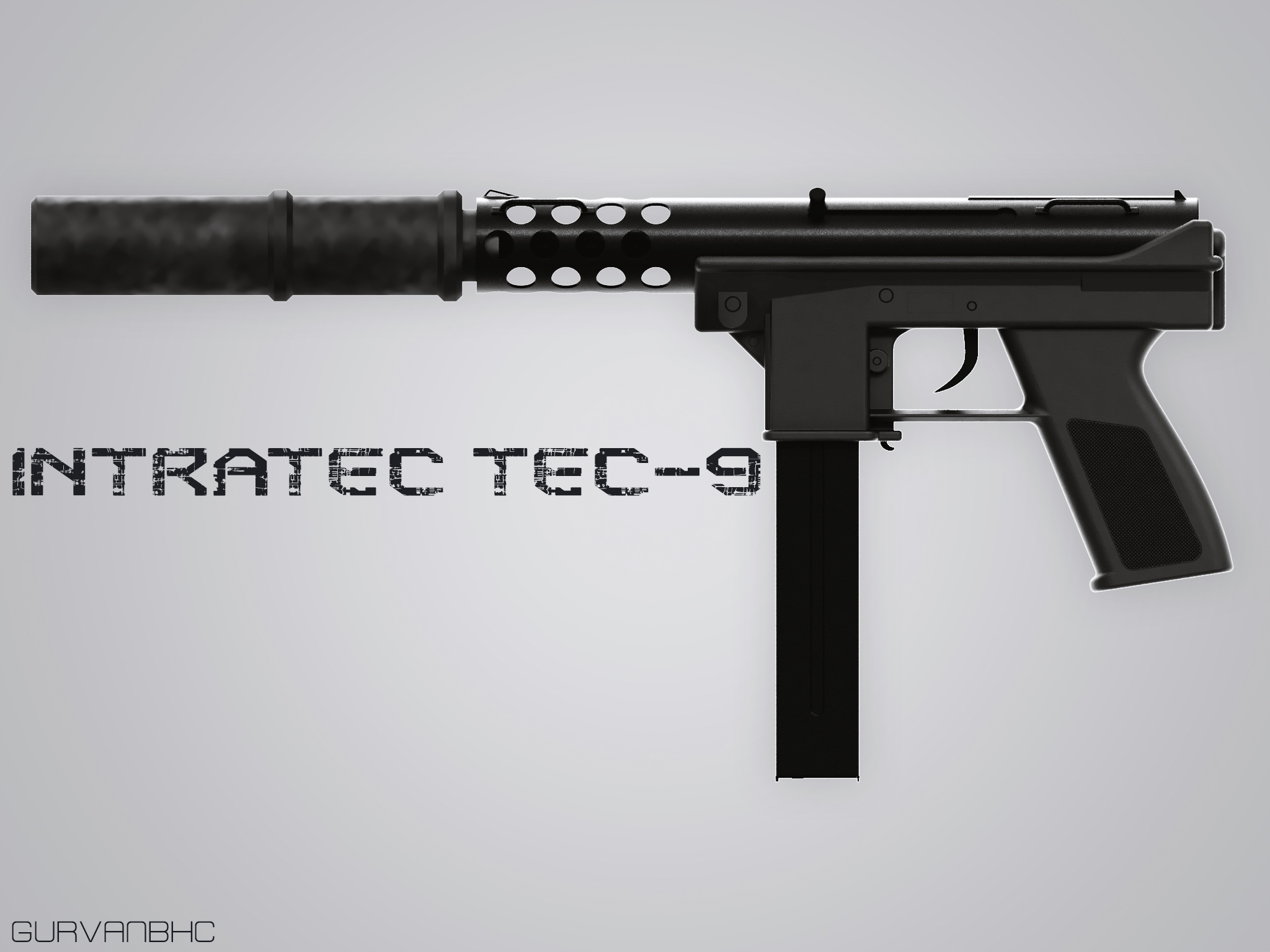 TEC-9 Props (no moving parts) by GurvanBHC | Download free STL model ...