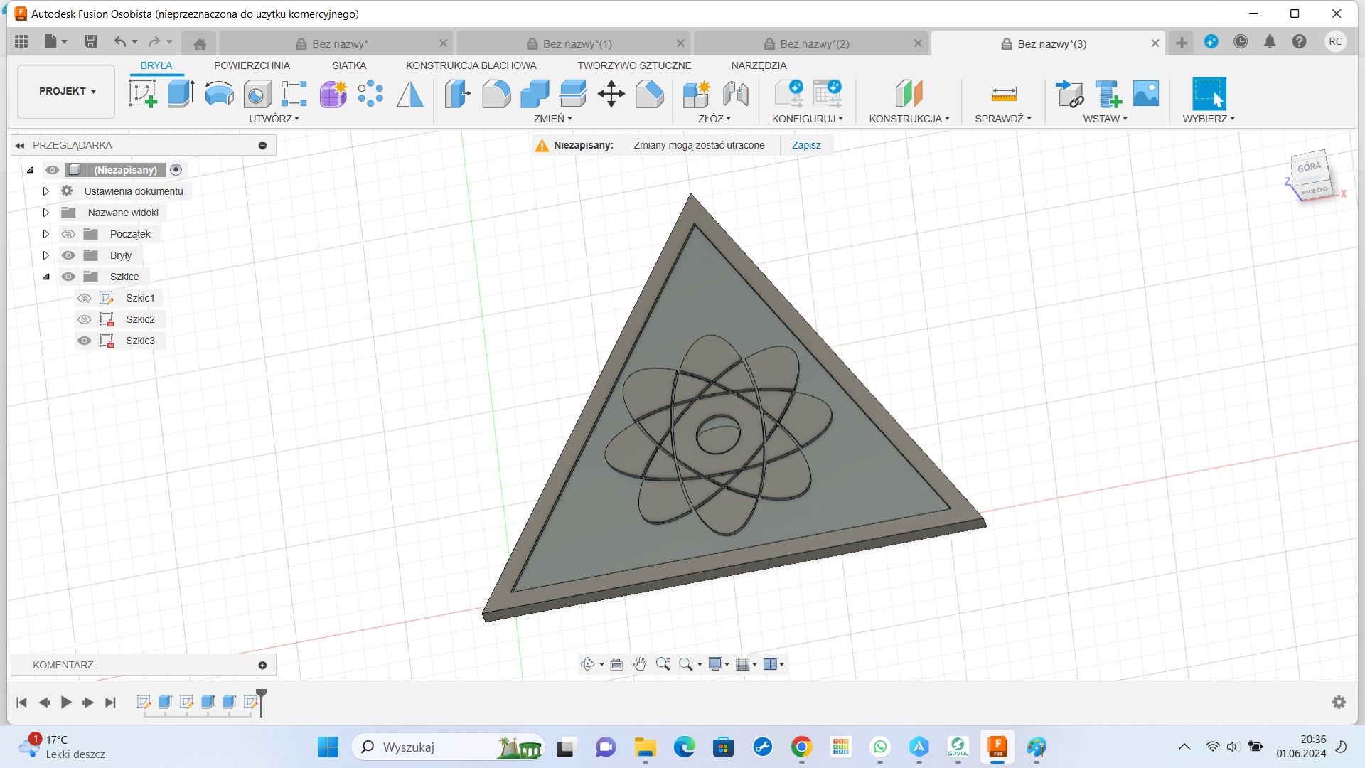 Atomic sign by SCANER | Download free STL model | Printables.com