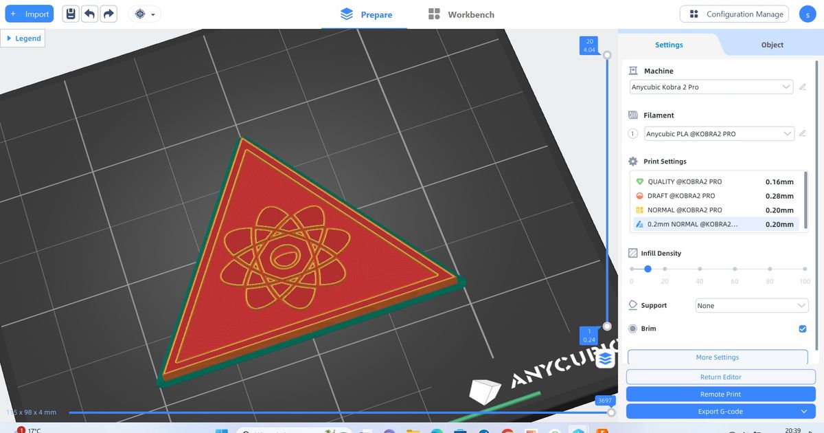 Atomic sign by SCANER | Download free STL model | Printables.com