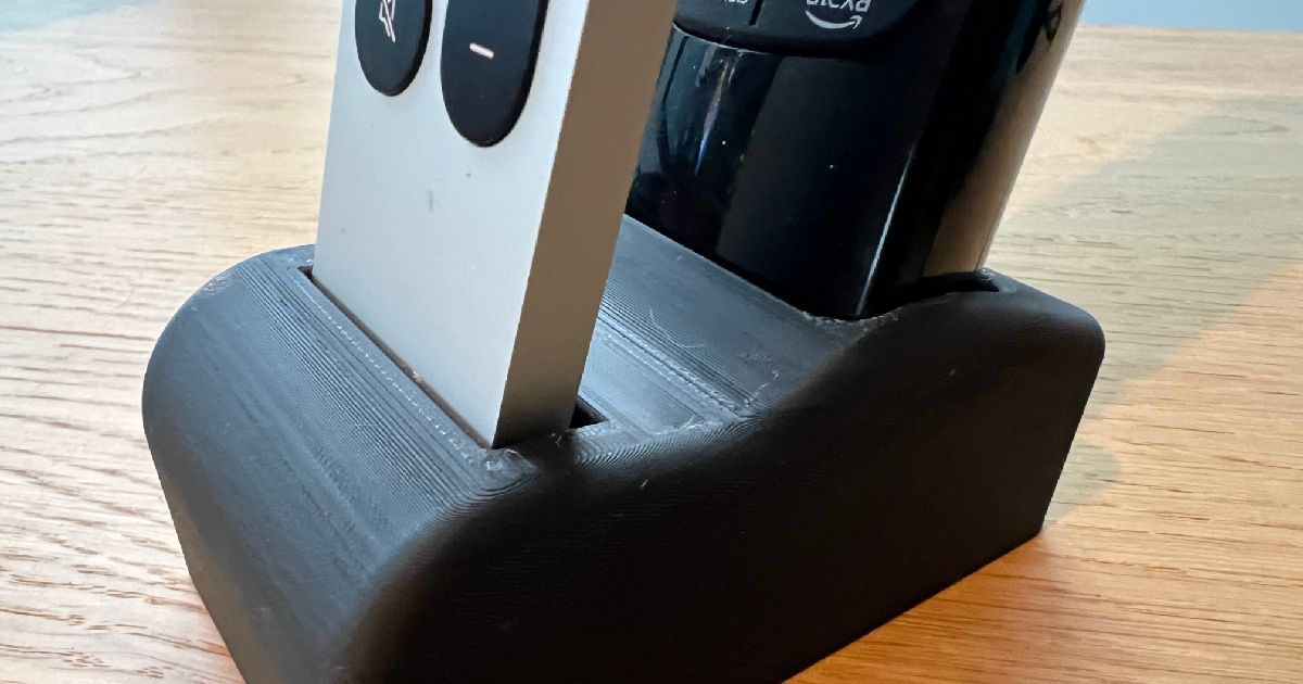 LG and Apple TV remote stand by Jan Valk | Download free STL model ...