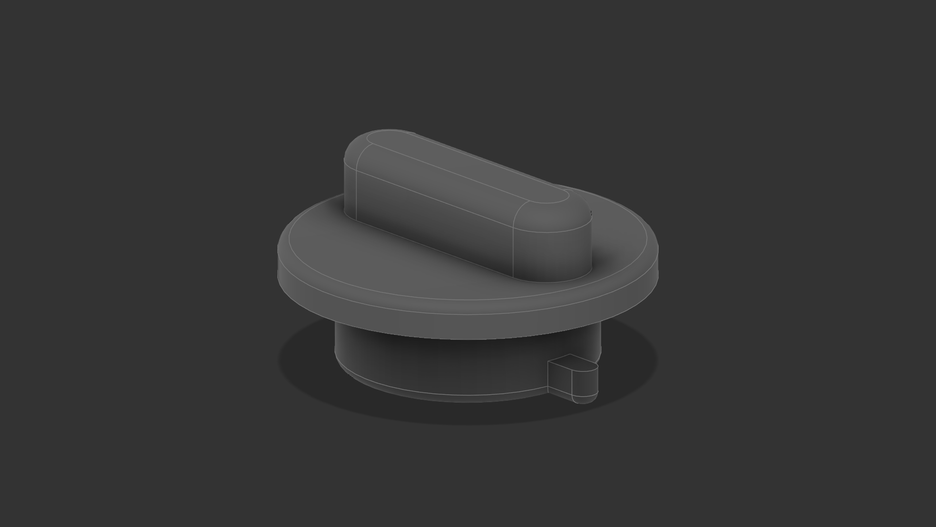Fuel cap by Mark J | Download free STL model | Printables.com