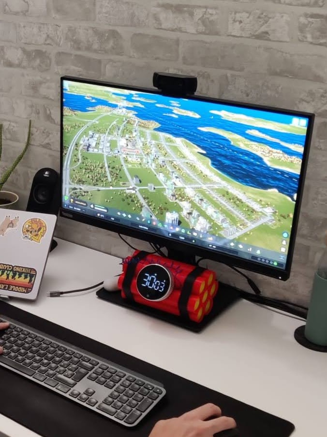 Dynamite countdown clock timer by Aarojoi | Download free STL model ...