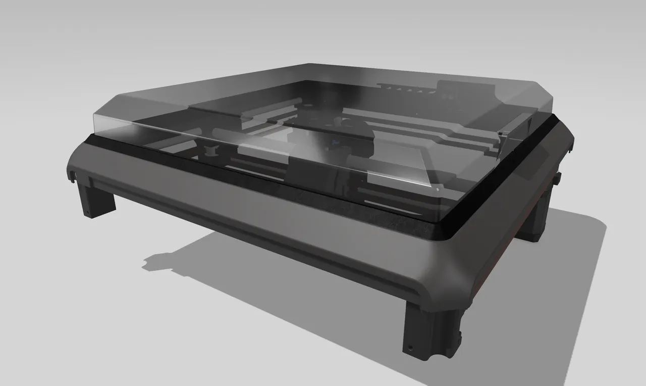 Creality K1c Upgrade Top lid riser - Air tight by Marcy93 | Download ...