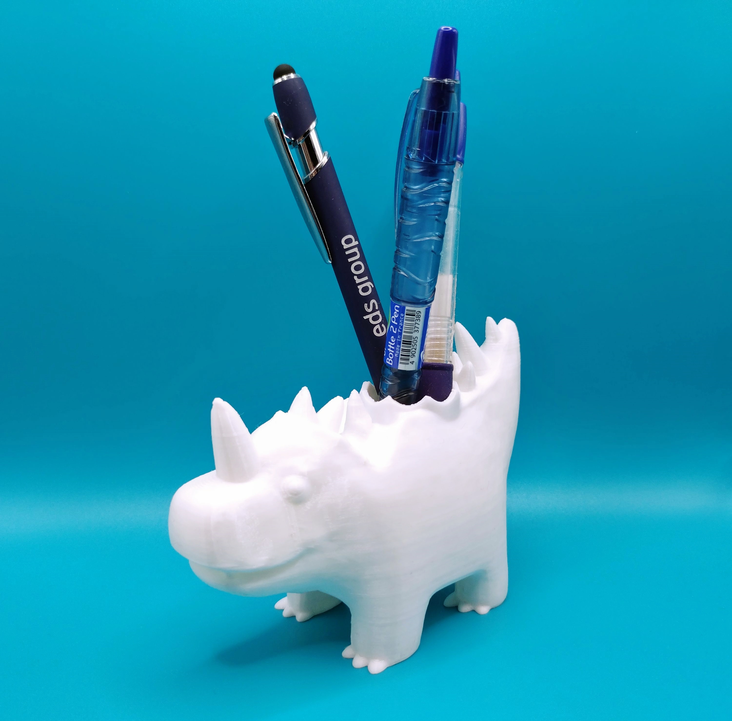 Dino pencil holder by 3D PRINT | Download free STL model | Printables.com