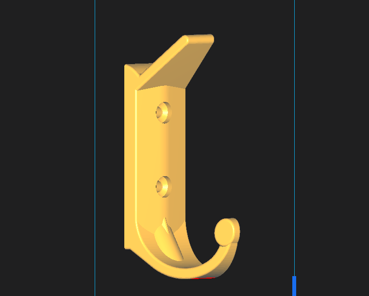 Coat Hook by JM | Download free STL model | Printables.com