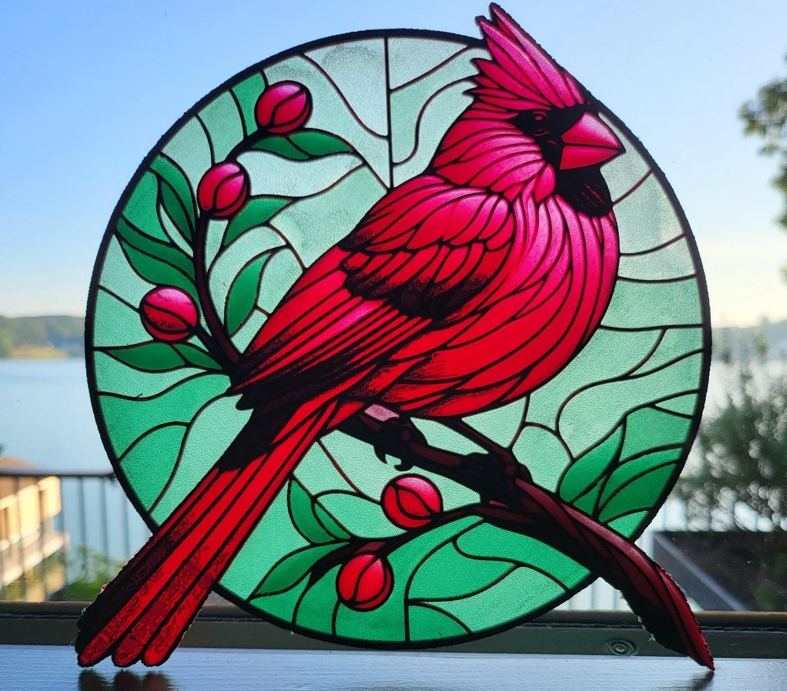 HueForge Stained Glass Cardinal by tlavedas | Download free STL model ...