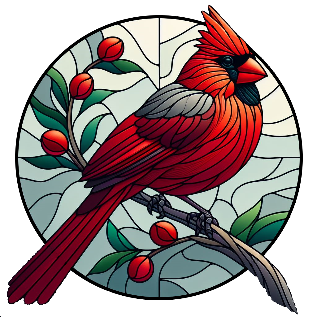 HueForge Stained Glass Cardinal by tlavedas | Download free STL model ...
