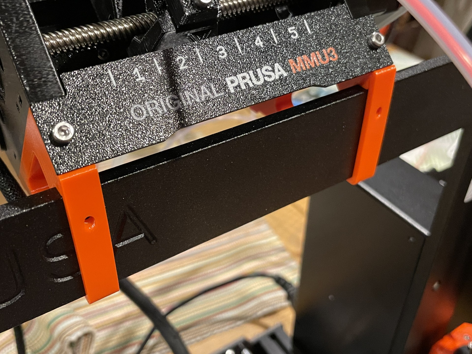 MMU3 Screw-On Mounting Brackets by frielmv | Download free STL model ...