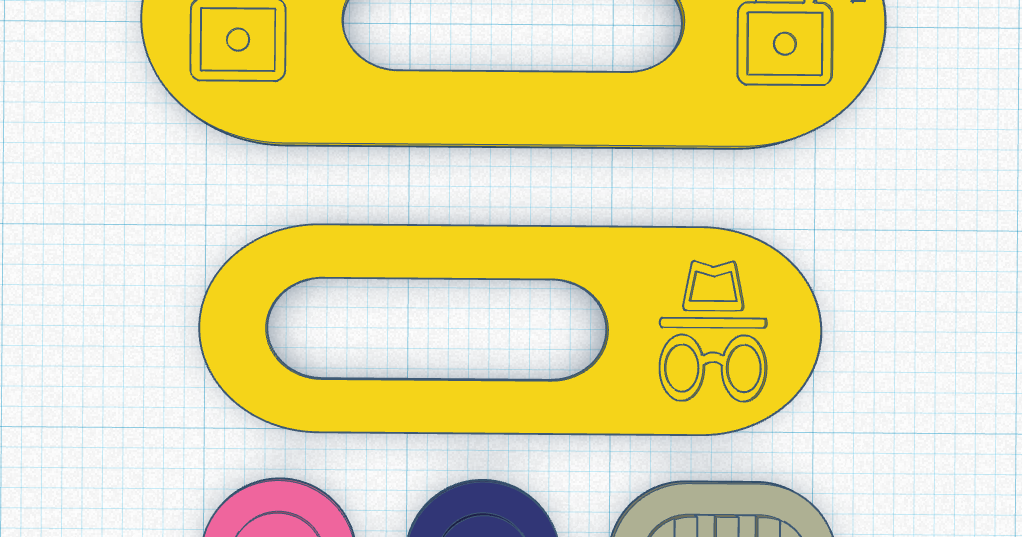 Laptop Camera Cover by 3Dinfinity | Download free STL model ...