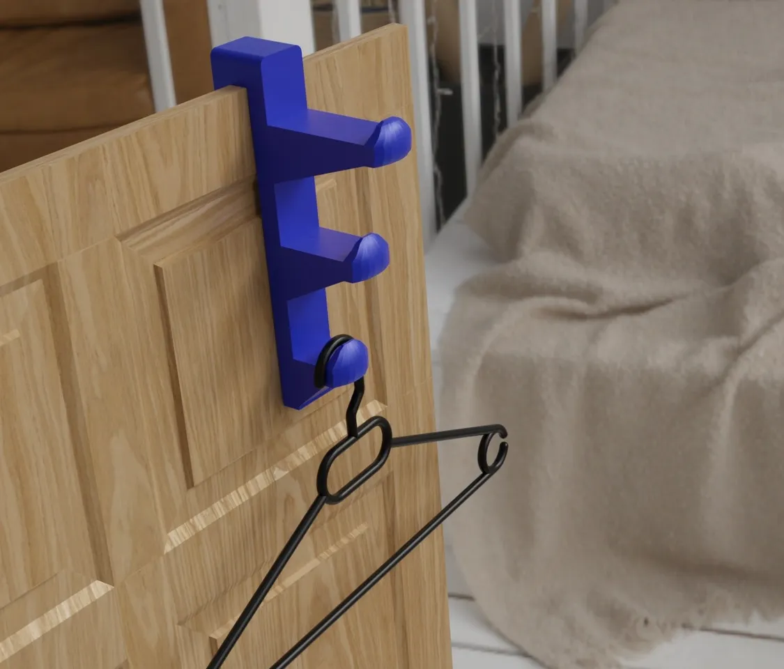 Triple door hanger by Gious | Download free STL model | Printables.com