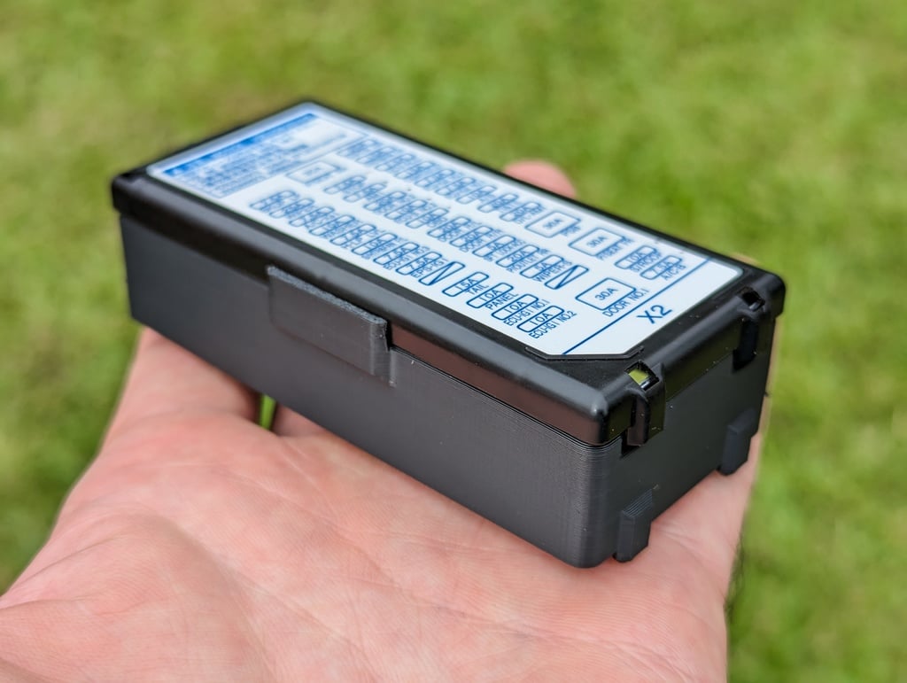 Toyota Camry 2016 fuse box lid spacer by fifonik | Download free STL ...