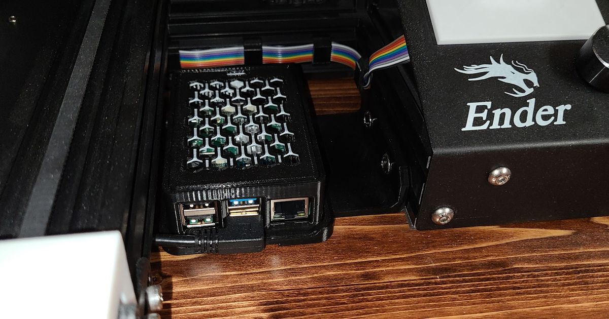 Ender 3 Mount for Raspberry Pi Case by Jaron | Download free STL model ...