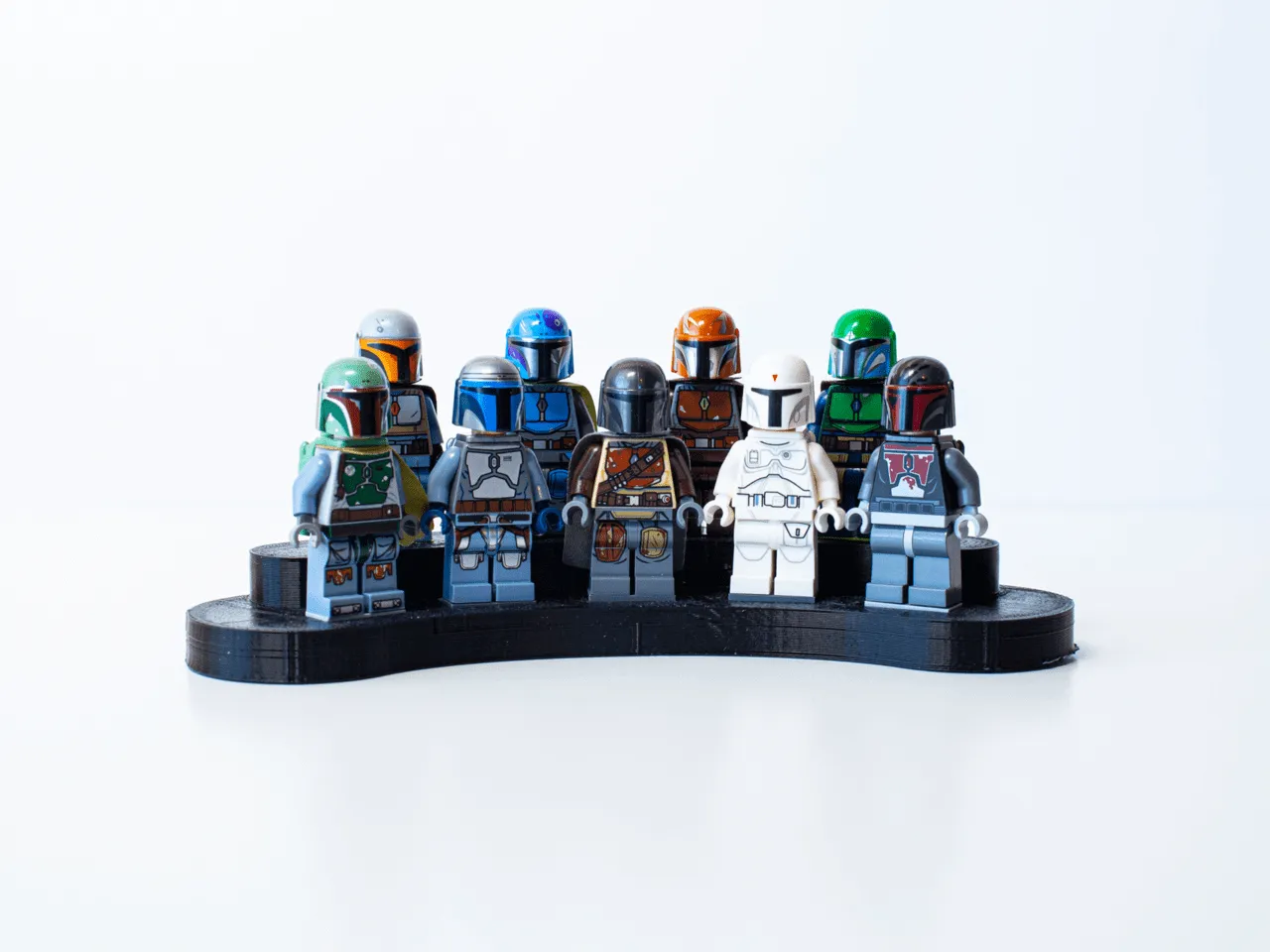 9x LEGO Minifigure Display Stand by AlexT | Download free STL model ...