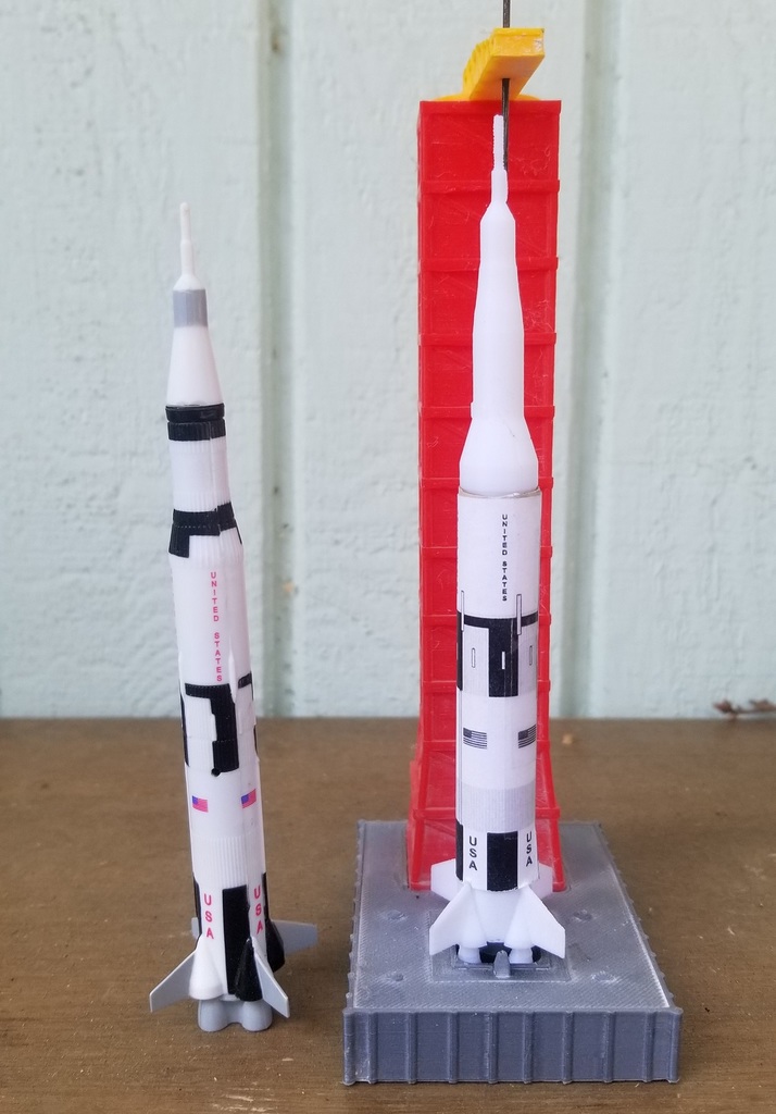 Apollo Launch Pad for Micro Maxx rockets + Saturn V + Mars Lander by ...