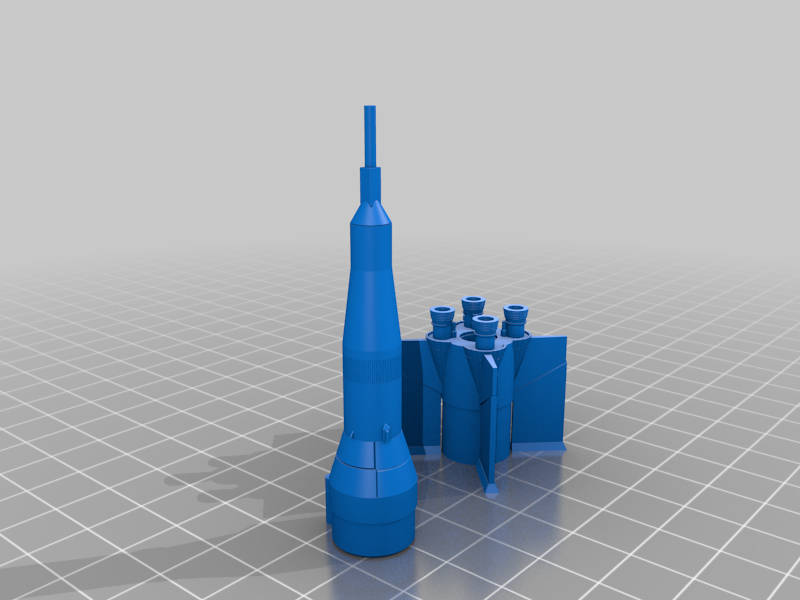 Apollo Launch Pad for Micro Maxx rockets + Saturn V + Mars Lander by ...