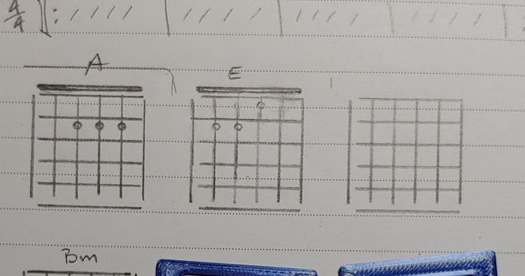 Guitar Chord Grid Rulers by Wayne Dollery | Download free STL model ...