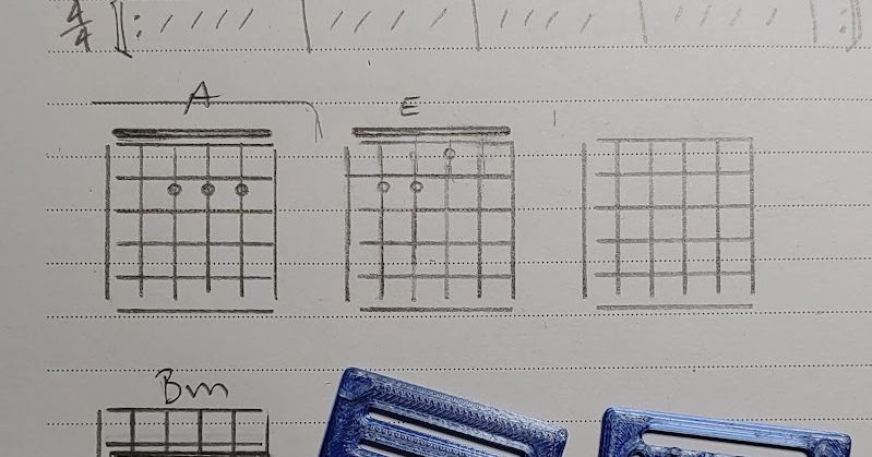 Guitar Chord Grid Rulers by Wayne Dollery | Download free STL model ...