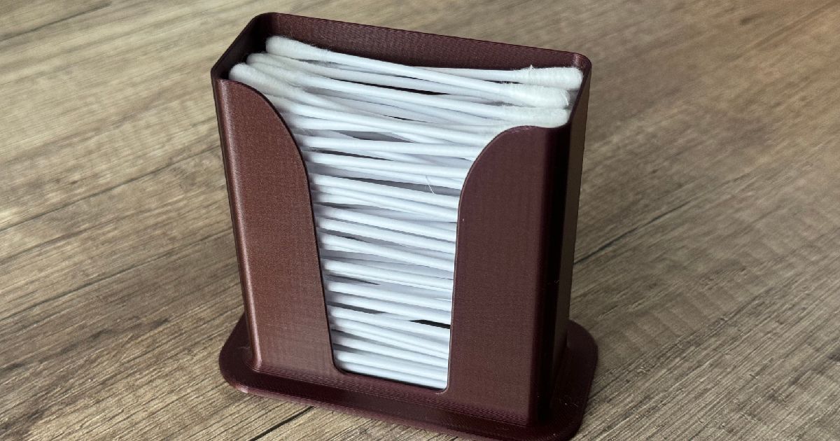 Cotton swab stand by _neon | Download free STL model | Printables.com