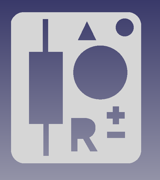 Basic El. Circuit Stencil by Martin | Download free STL model ...