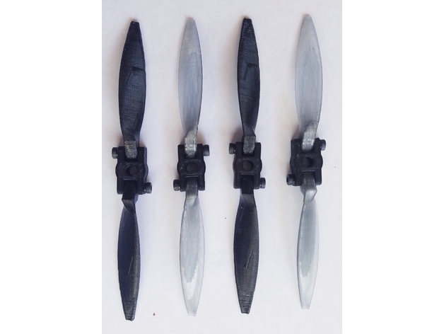 Folding propellers for Rocket Drones by Jamie Claye | Download free STL ...