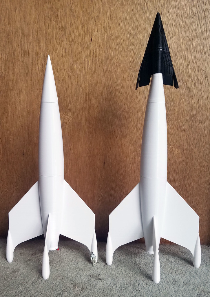 Luna (from Destination Moon) model rocket by Jamie Claye | Download ...