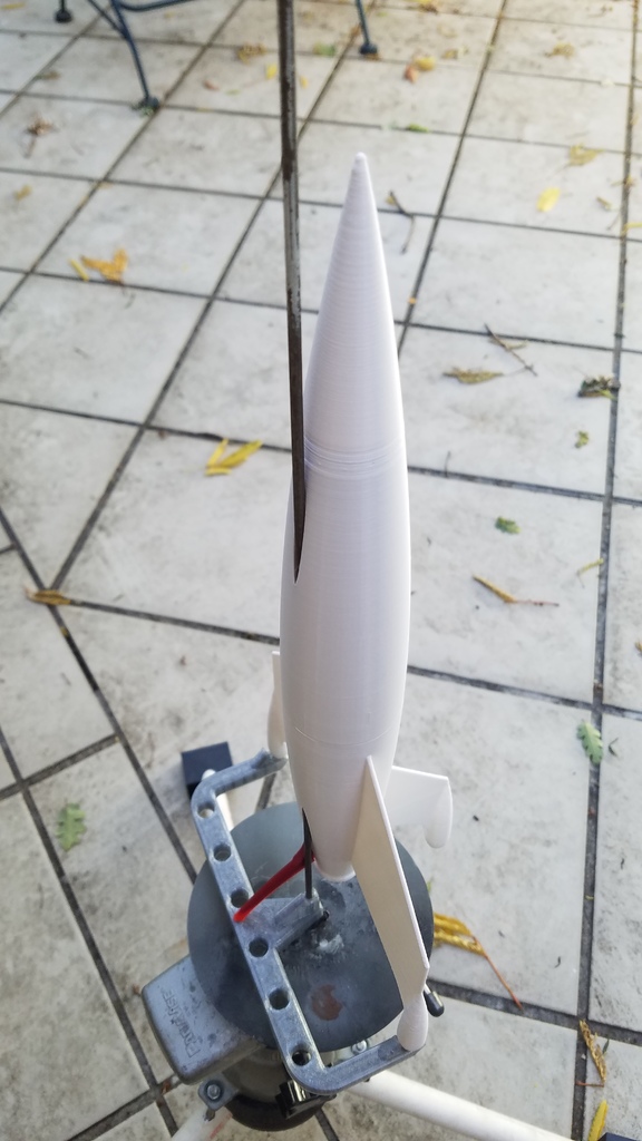Luna (from Destination Moon) model rocket by Jamie Claye | Download ...