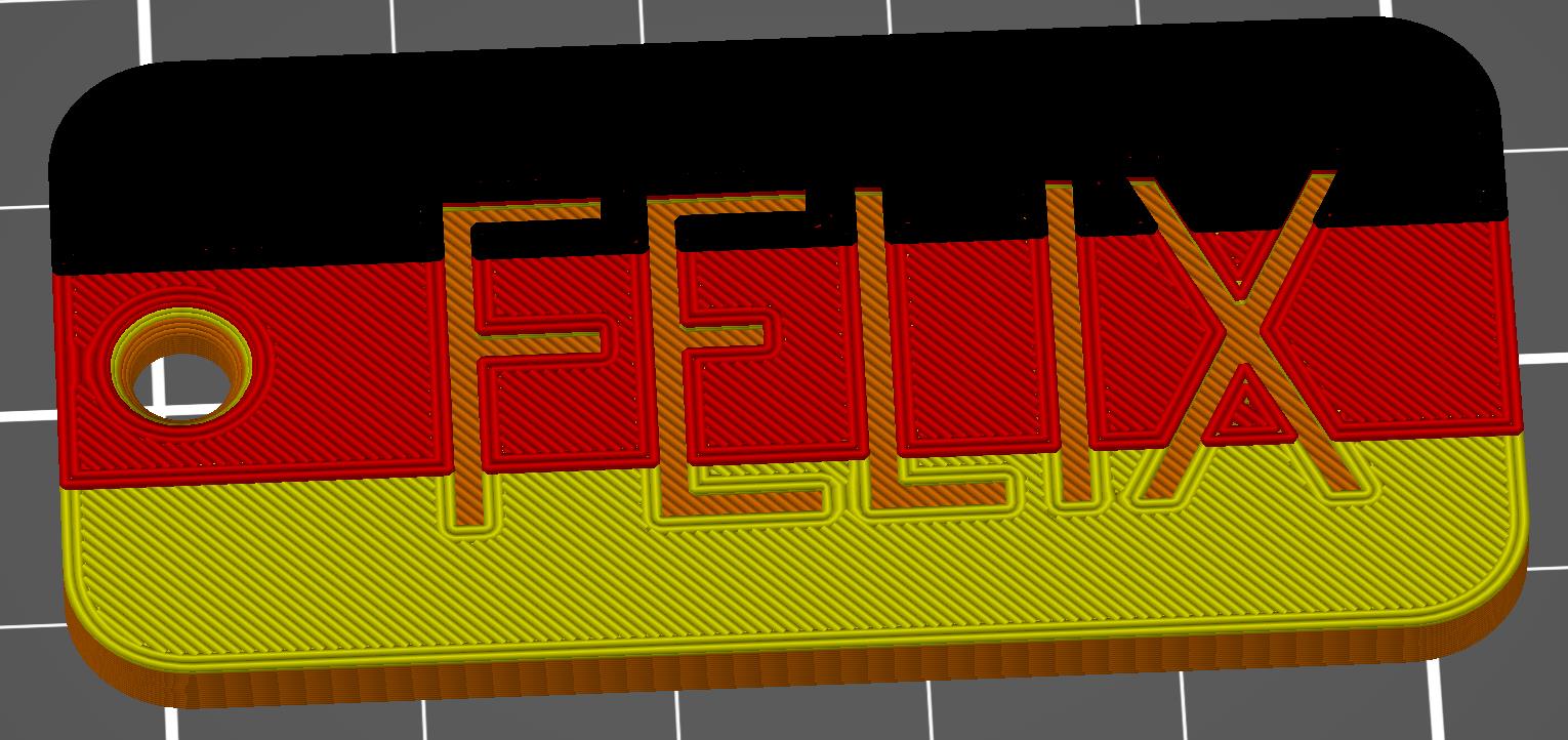 Key fob for the name Felix by Flo12 | Download free STL model ...