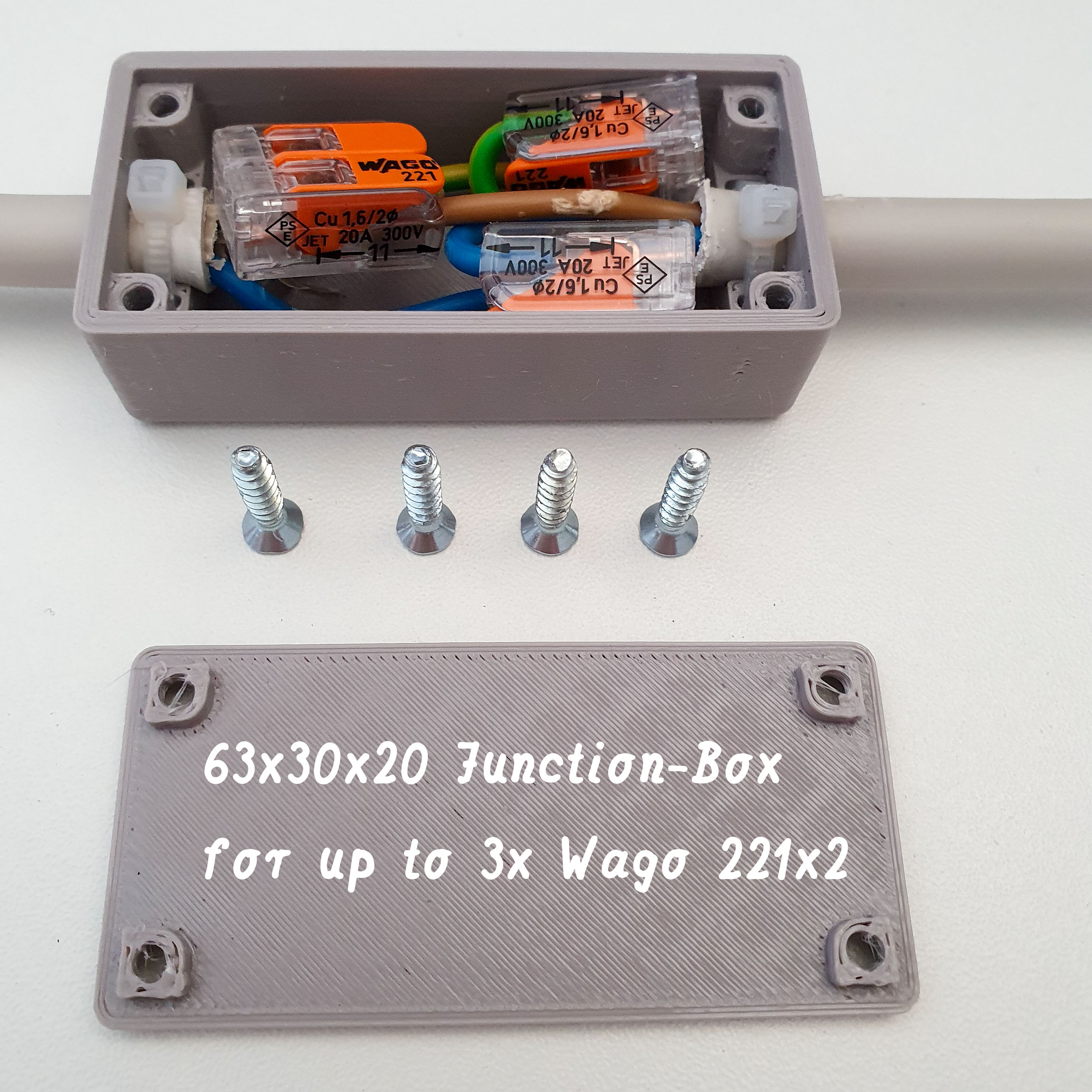 Flat connection box for 2-cable connection by Natrikinae | Download ...