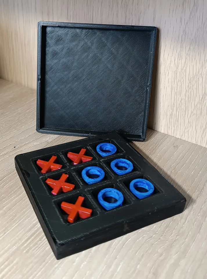 tic-tac-toe box by 3d utile creator | Download free STL model | Printables.com
