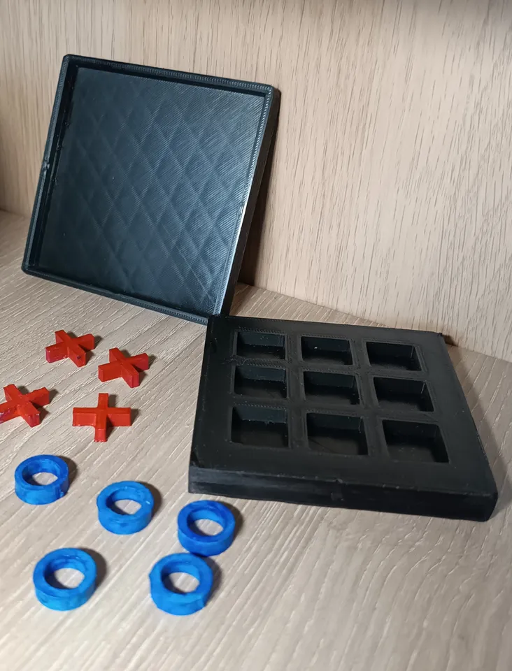 tic-tac-toe box by 3d utile creator | Download free STL model | Printables.com