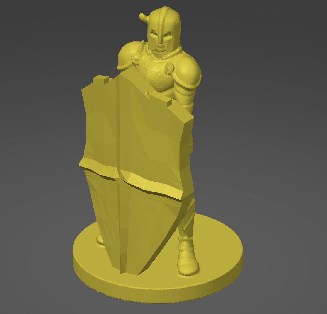Giant shield paladin DND figurine by elijahk33 | Download free STL ...