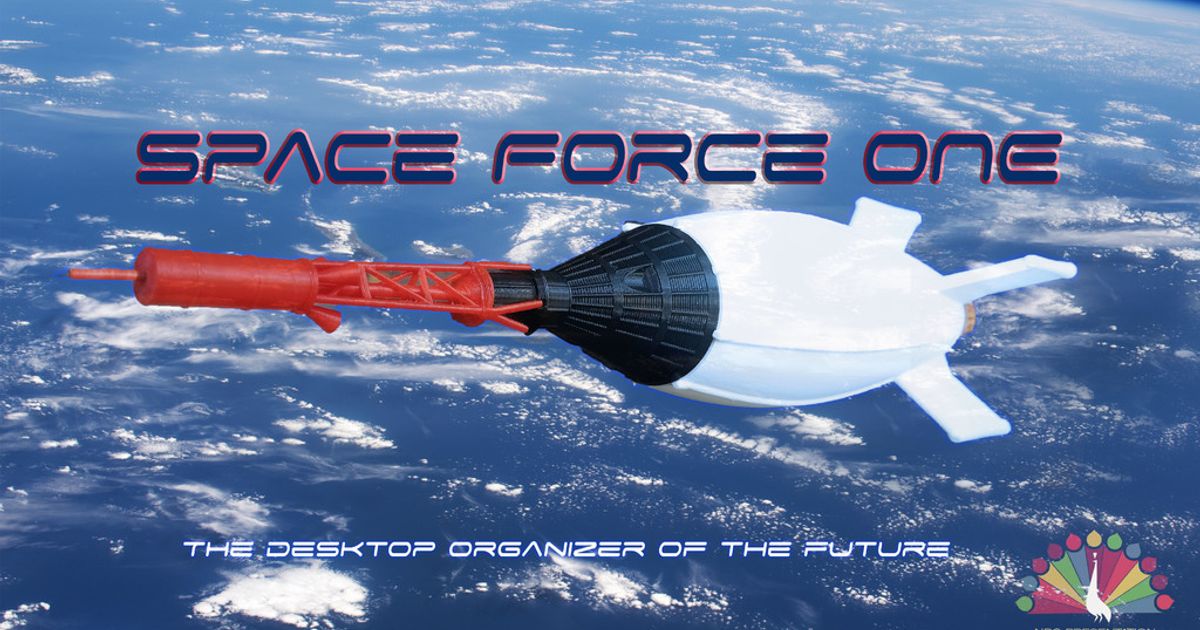 Space Force One! by Jamie Claye | Download free STL model | Printables.com