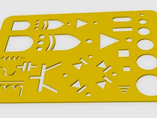Circuit stencil by Stemonkey | Download free STL model | Printables.com