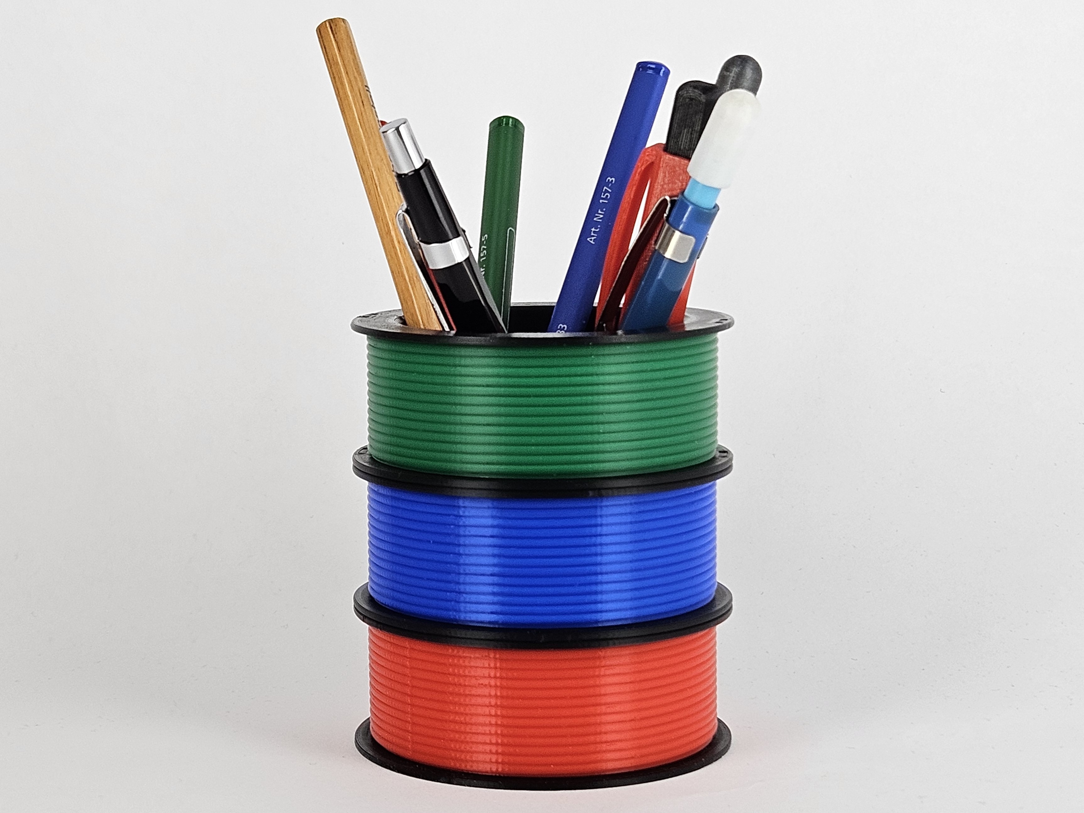 Filament Spool Pen Holder by 3D Senju | Download free STL model ...