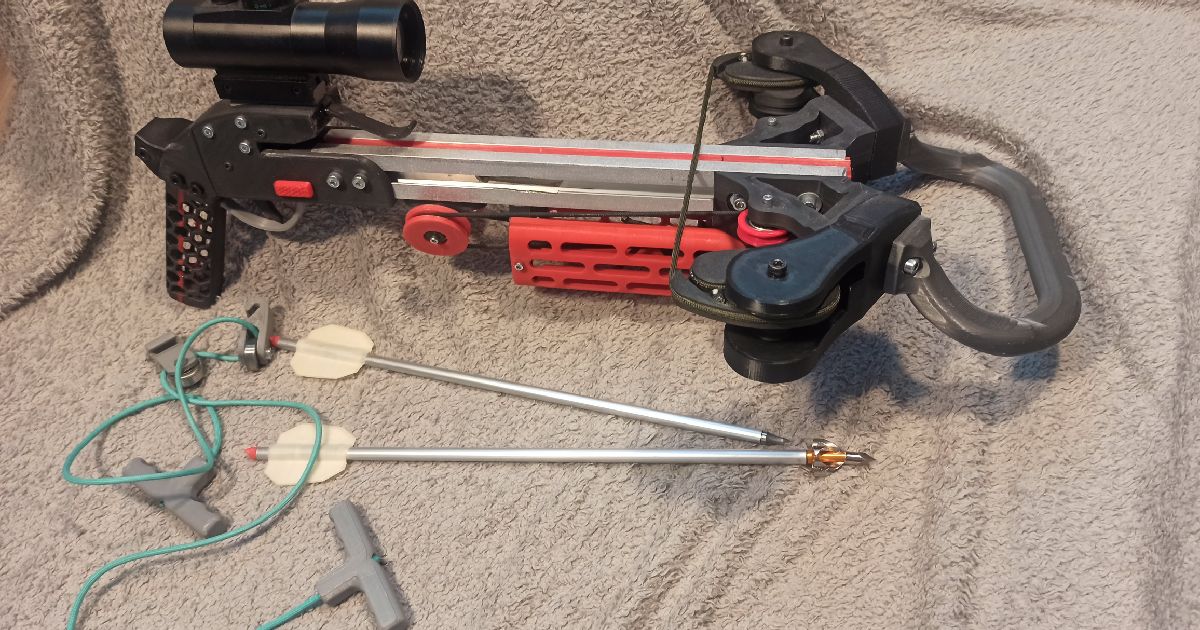 Hybrid Crossbow by Yeet | Download free STL model | Printables.com