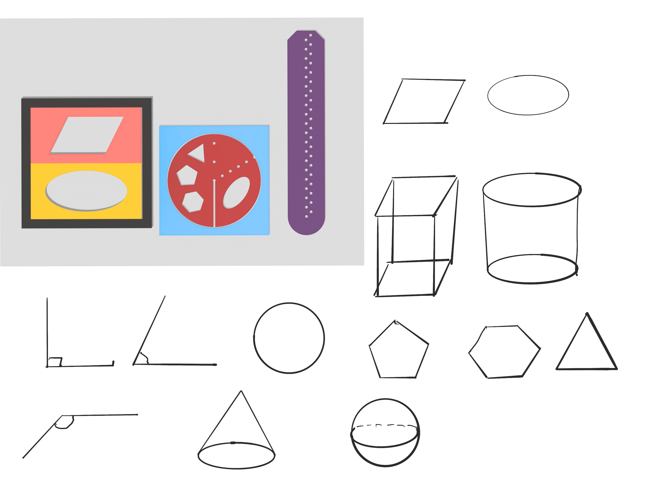 Math stencil by Stemonkey | Download free STL model | Printables.com