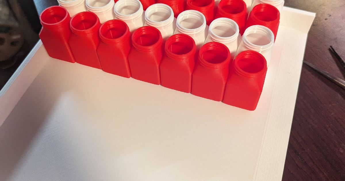 Transfer Tray for Bottles/Parts by Chris Hallgren | Download free STL ...