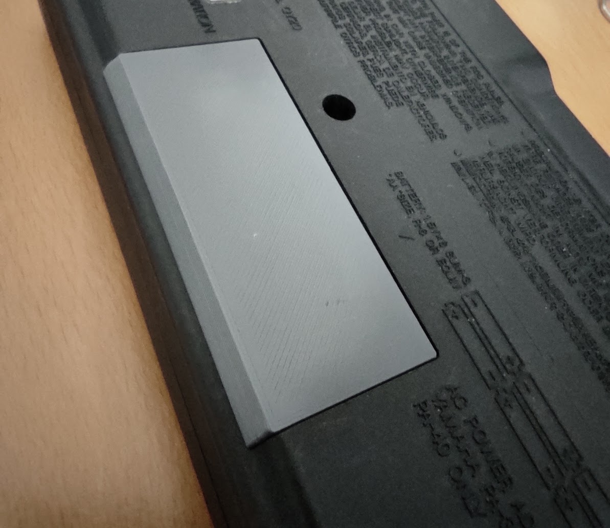Yamaha QY20 Battery Cover by Axeman | Download free STL model ...