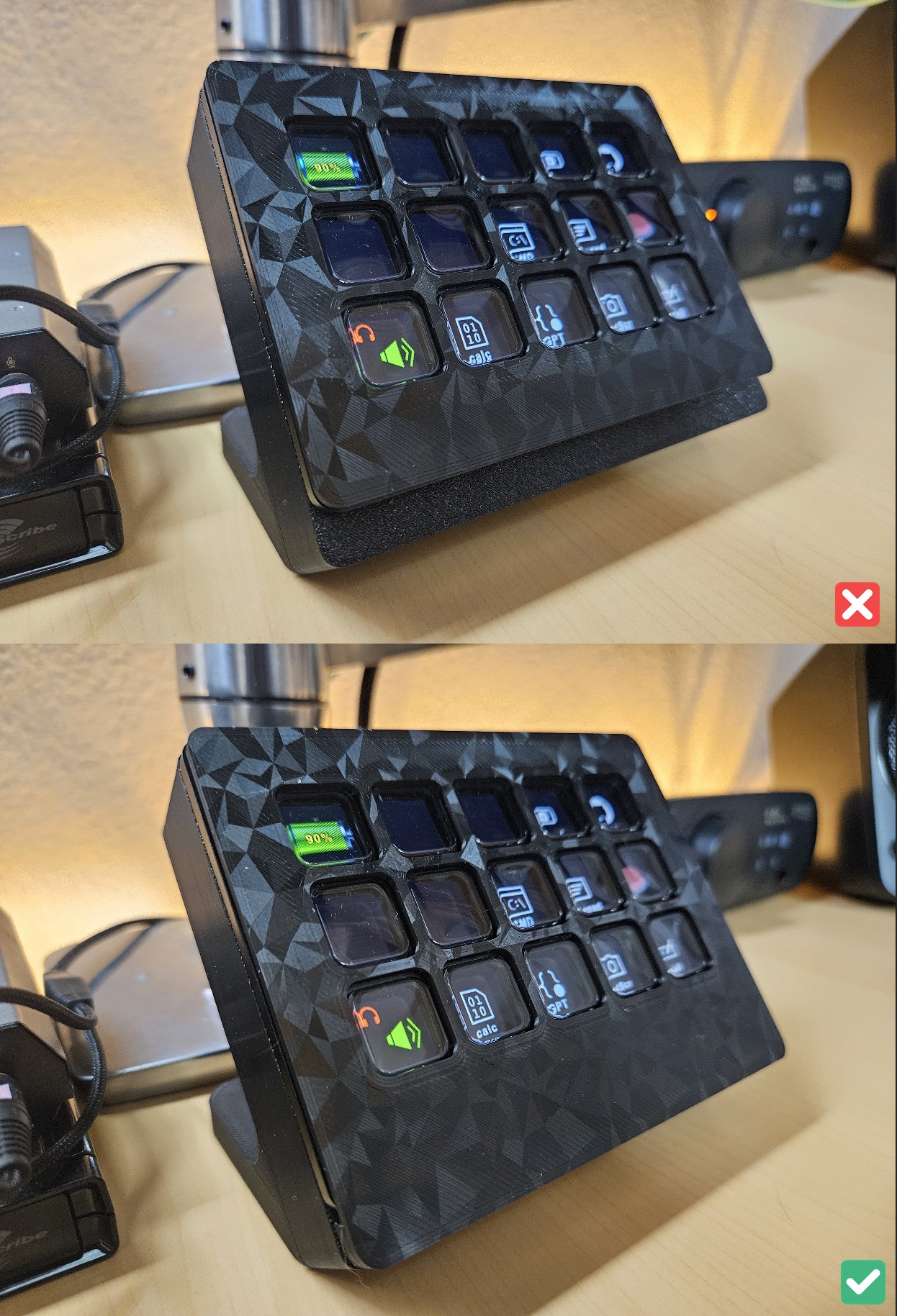 StreamDeck Faceplate for StreamDeck Stand by Klages | Download free STL ...