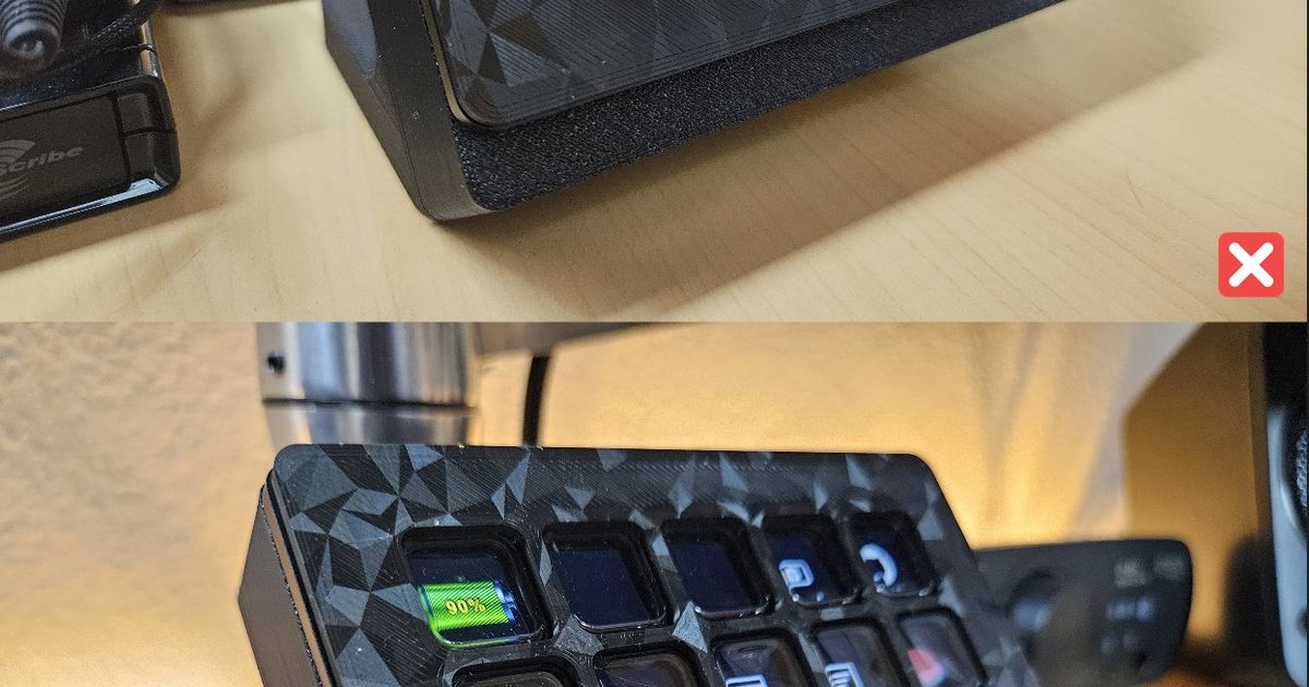 StreamDeck Faceplate for StreamDeck Stand by Klages | Download free STL ...