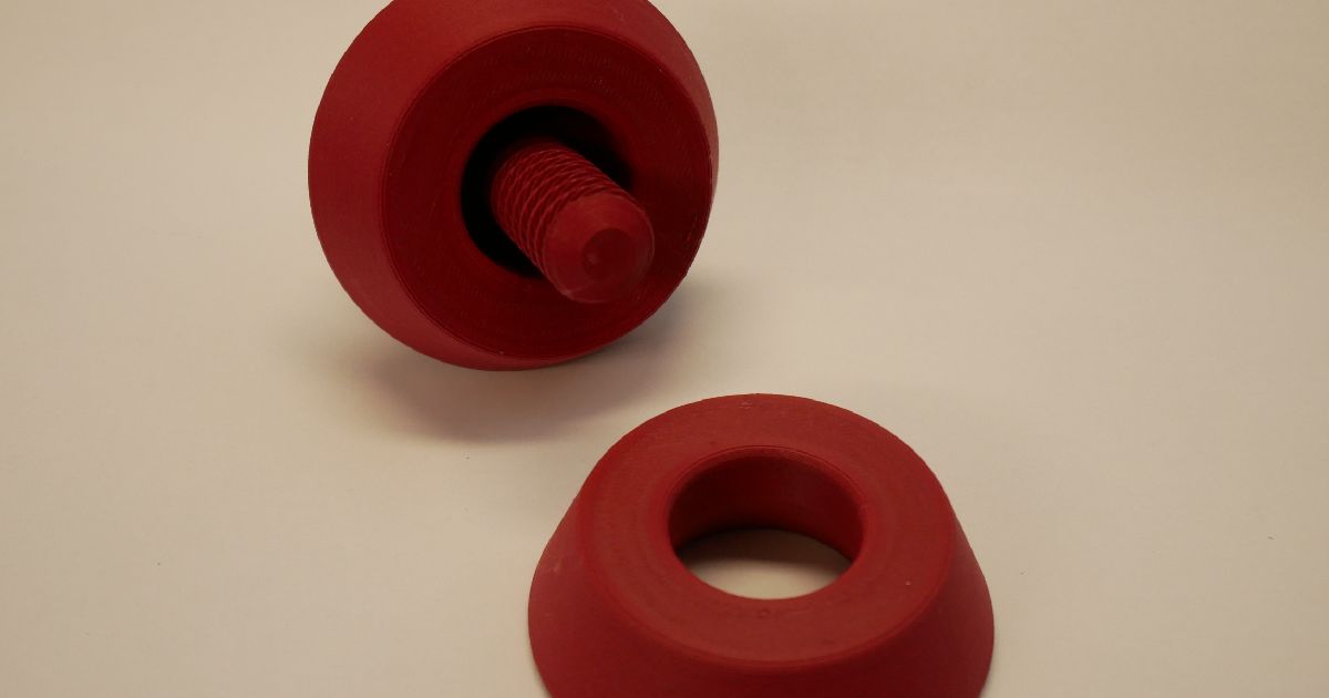 64mm Spool Centering Cone for Filament Spool Switcher & Winder by Rob65 ...